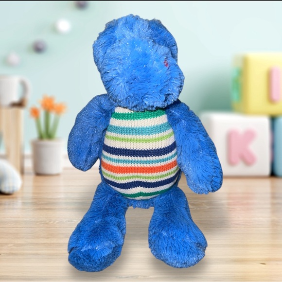 Maison Chic | Toys | Htf Maison Chic Blue T Rex Dinosaur Stuffed Plush ...